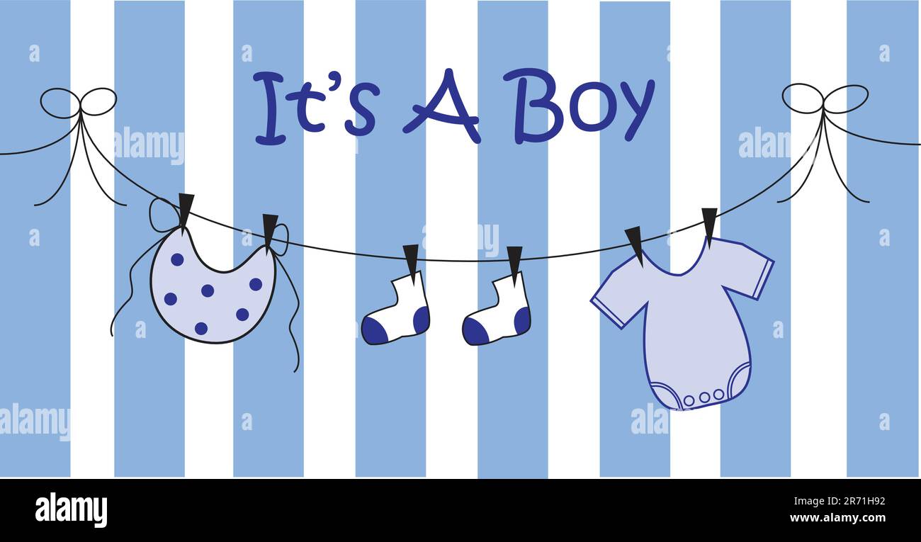 Boy inviting boy Stock Vector Images - Alamy
