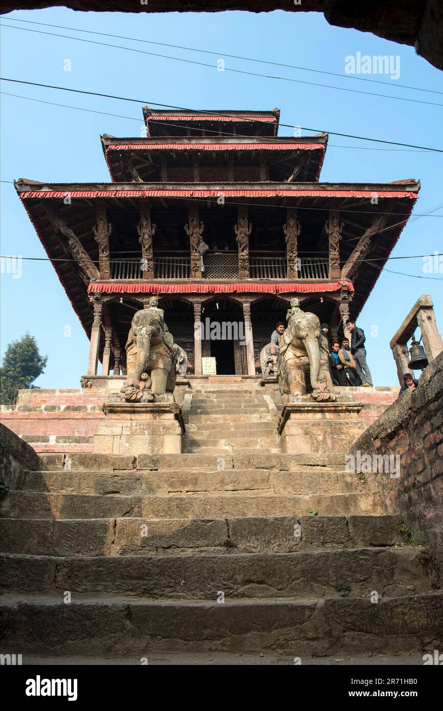 Nepal, Kirtipur, Temple Stock Photo - Alamy