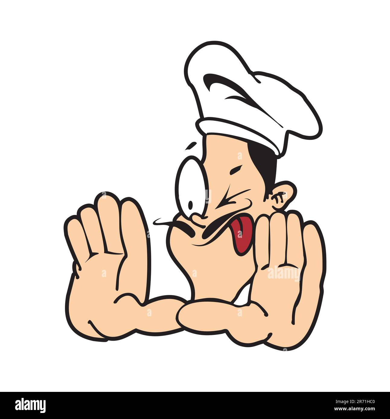 Bakery drawing chef Cut Out Stock Images & Pictures - Alamy
