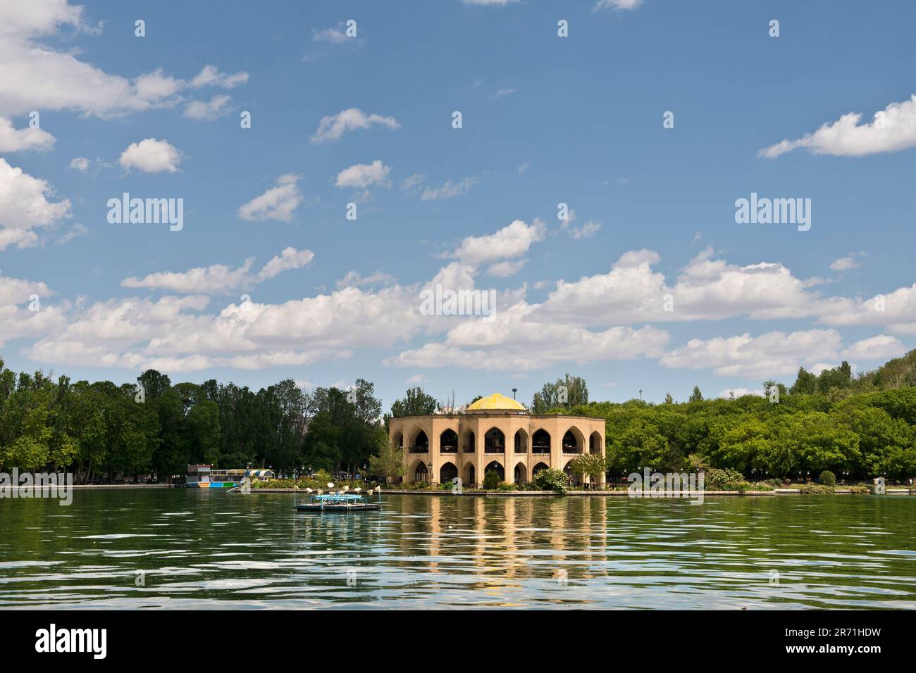 Asia, Iran, Tabriz, Ali Goli garden and building Stock Photo - Alamy