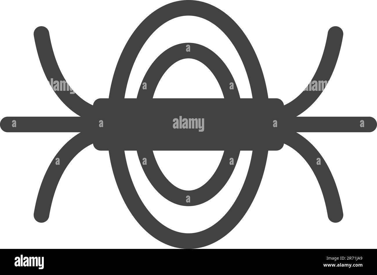 Magnetic Field icon vector image. Suitable for mobile application web ...