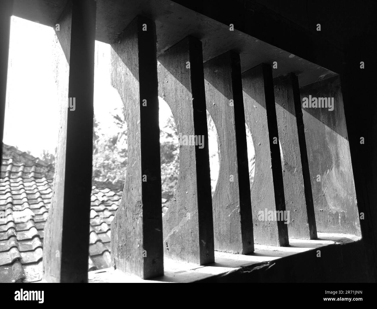 Photo of the air vents in my grandmother's house, black and white in ...