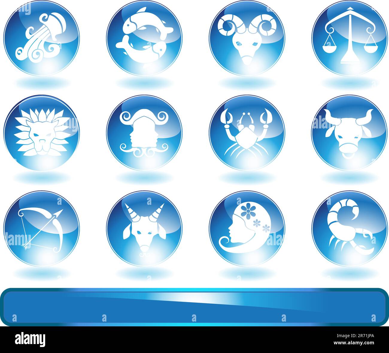 An image of the 12 zodiac symbols Stock Vector Image & Art - Alamy