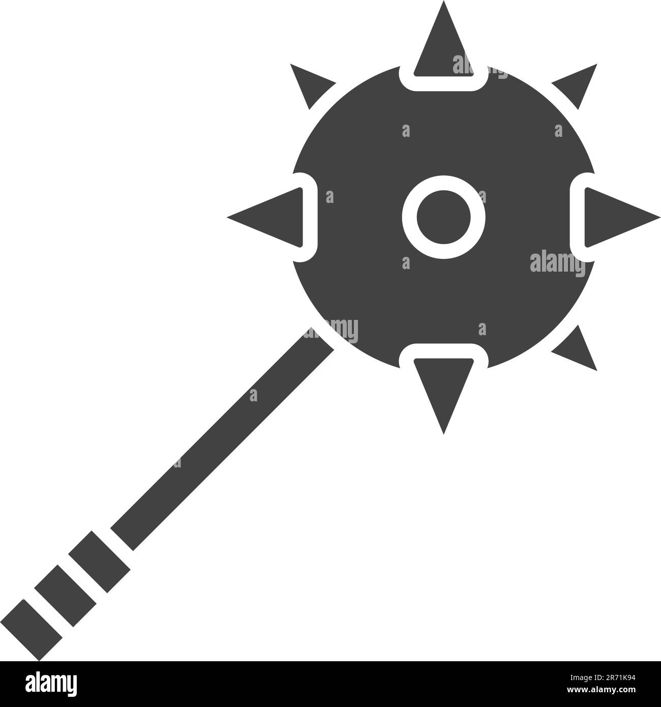 Mace icon vector image. Suitable for mobile application web application ...