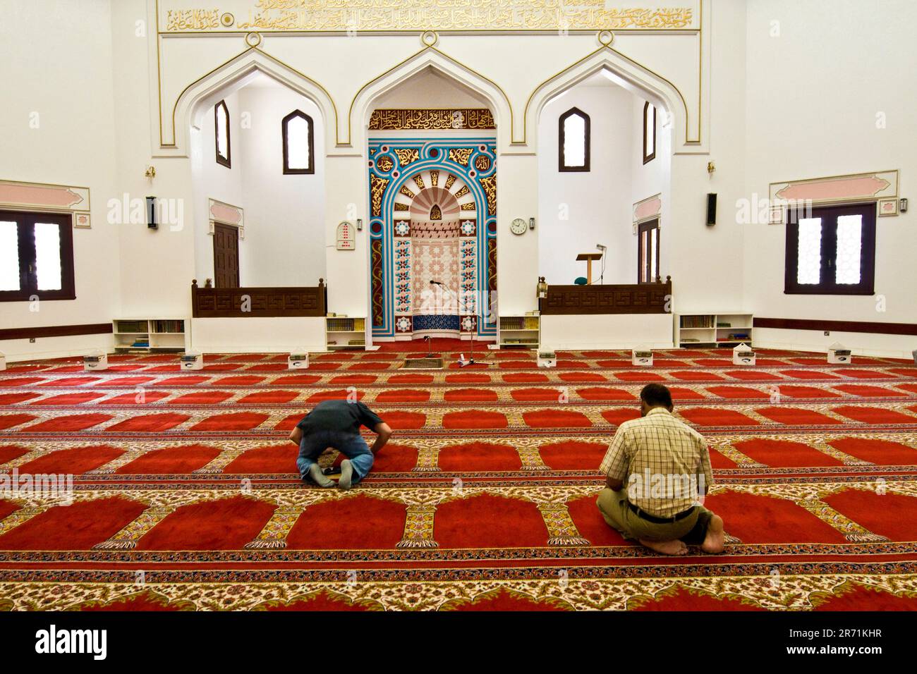 Bastakia quarter. mosque. dubai. united arab emirates Stock Photo - Alamy