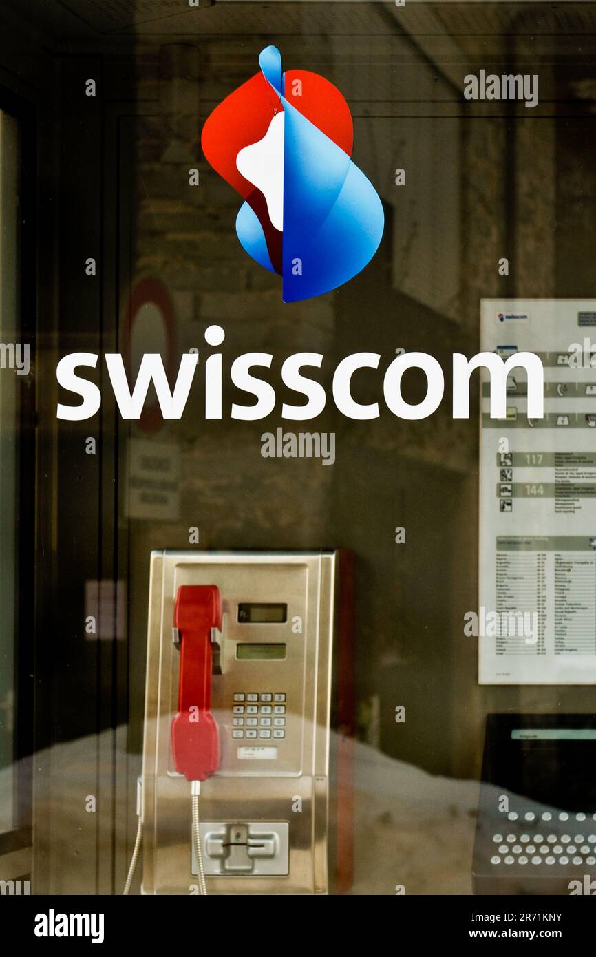 Swisscom. Sonogno. Verzasca Valley. Switzerland Stock Photo - Alamy