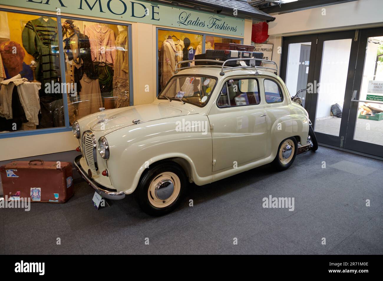An Austin A3 car on display at the Lakeland Motor museum Stock Photo ...