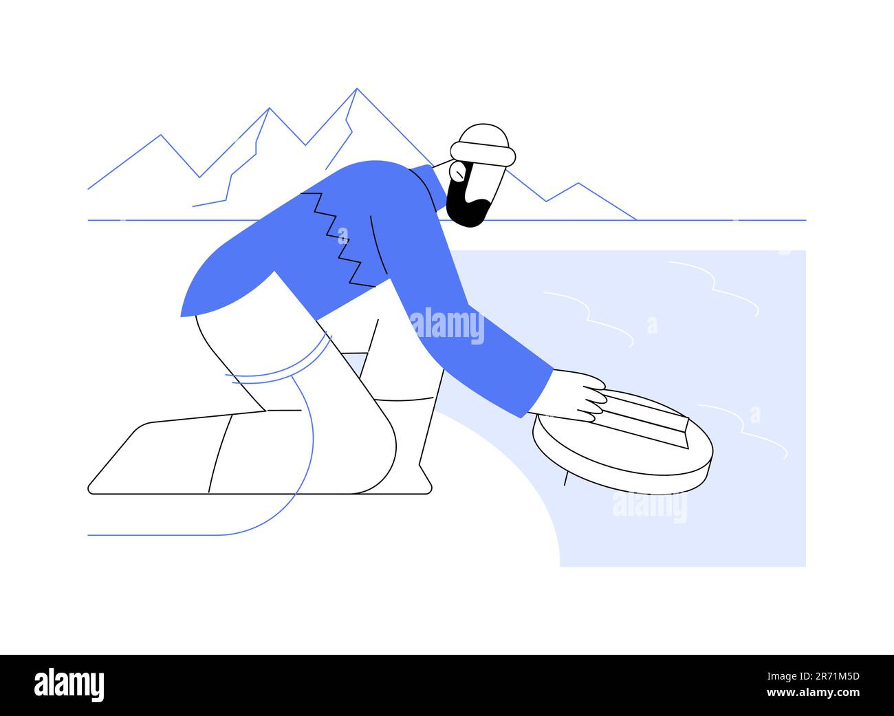 Research sea level rise abstract concept vector illustration Stock ...