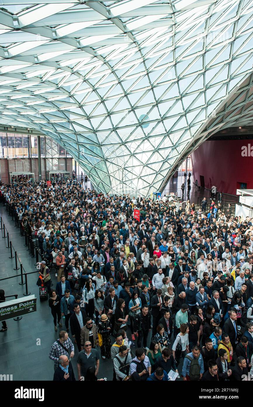 Salone internazionale del mobile. rho fiera. 2018 Stock Photo - Alamy