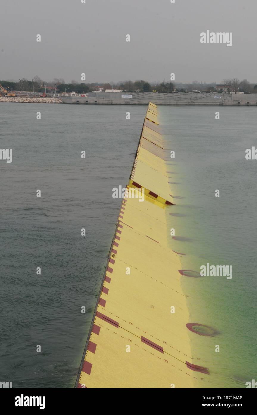Mose system barriers to protect Venice from high water Stock Photo - Alamy