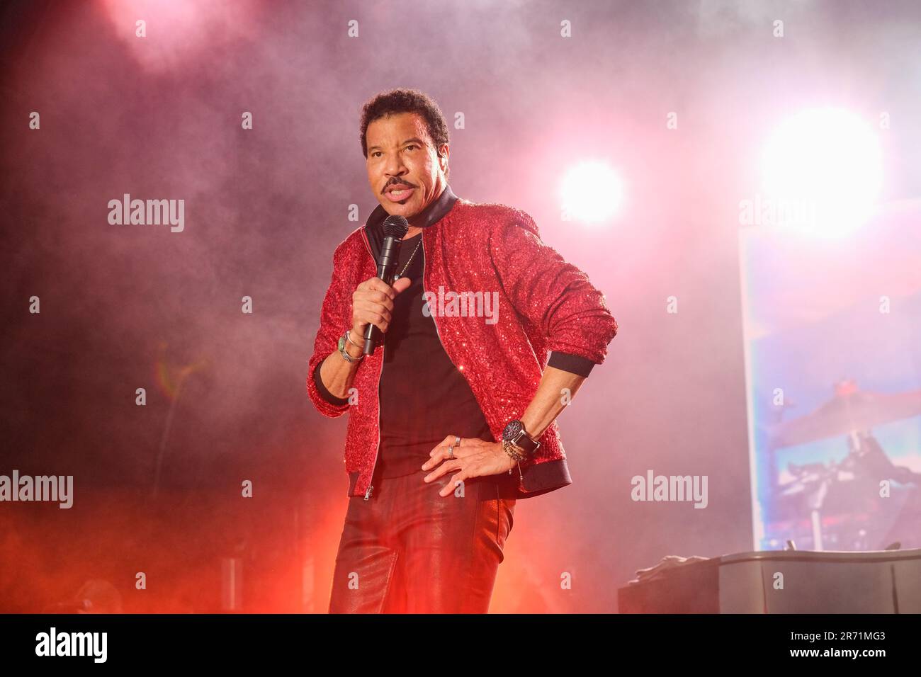 Lionel Richie performing at the Cambridge Club Festival, 2023 ...