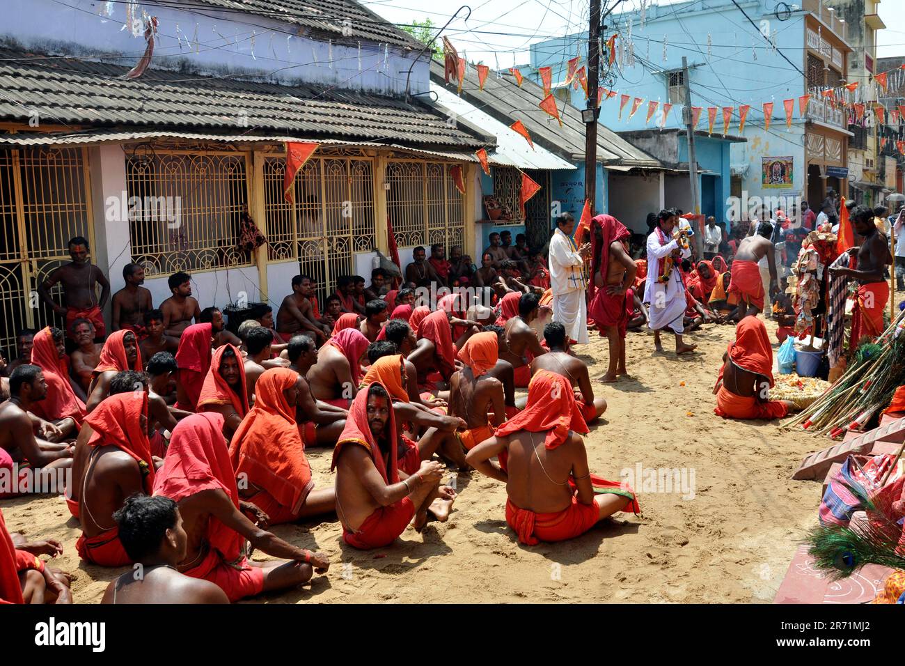 India. Orissa. Ganjam district. Danda Yatra rite Stock Photo - Alamy