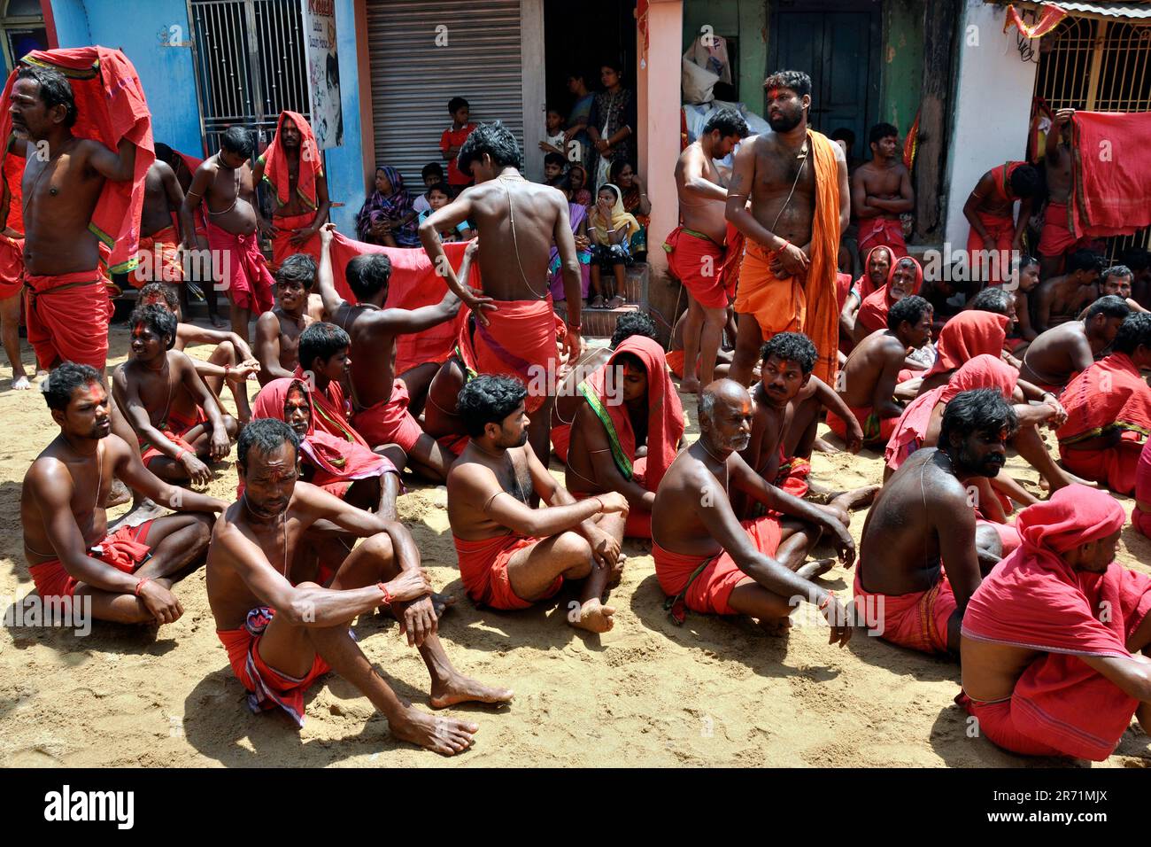 India. Orissa. Ganjam district. Danda Yatra rite Stock Photo - Alamy