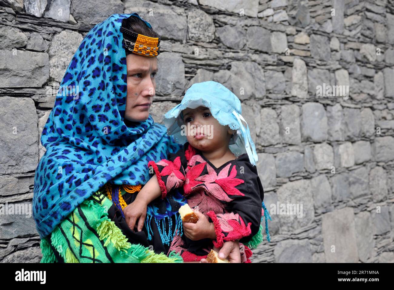 Pakistan. Bumburet valley. Chilan Loshi festivn Stock Photo - Alamy