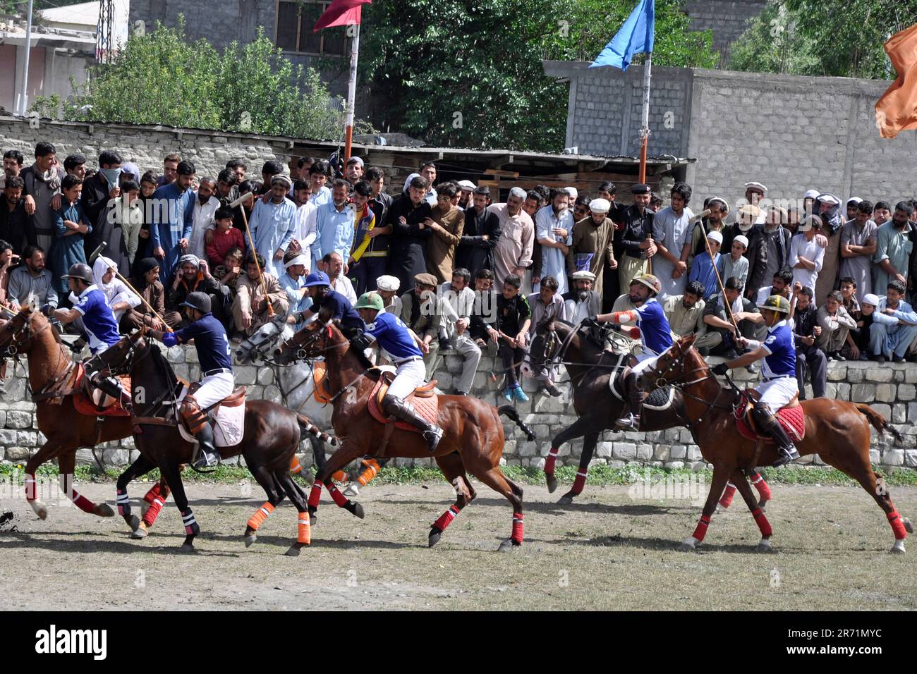 Pakistan. Chitral polo game Stock Photo - Alamy