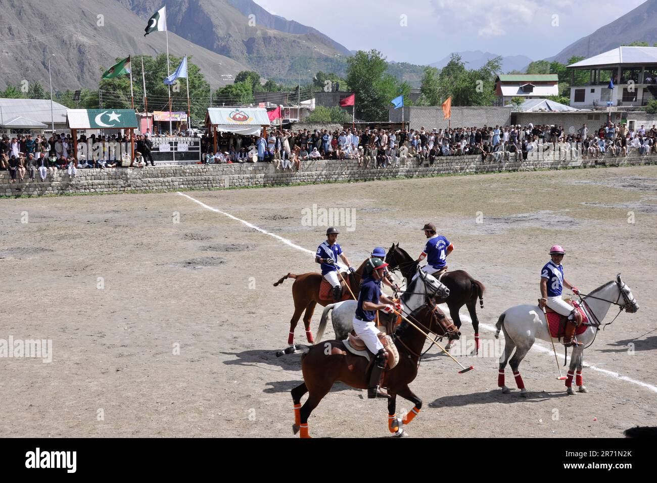 Pakistan. Chitral polo game Stock Photo - Alamy