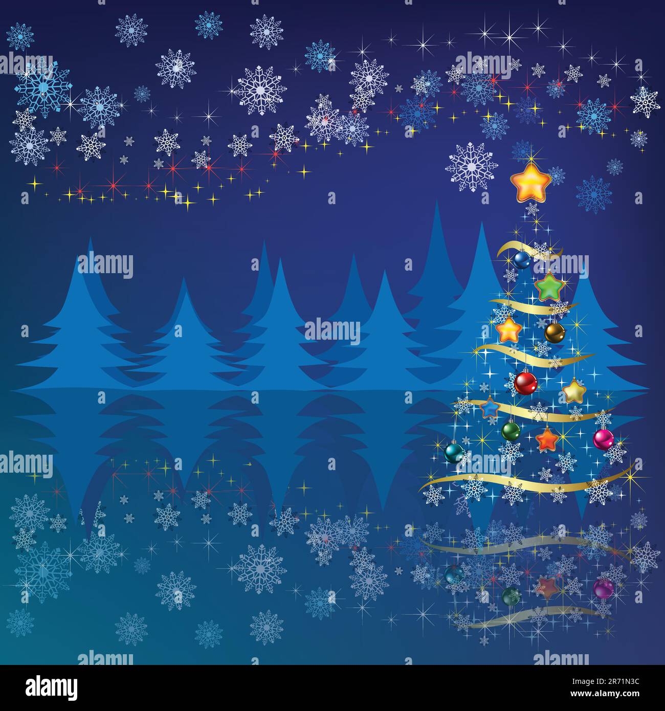 Christmas star ball in Stock Vector Images - Alamy