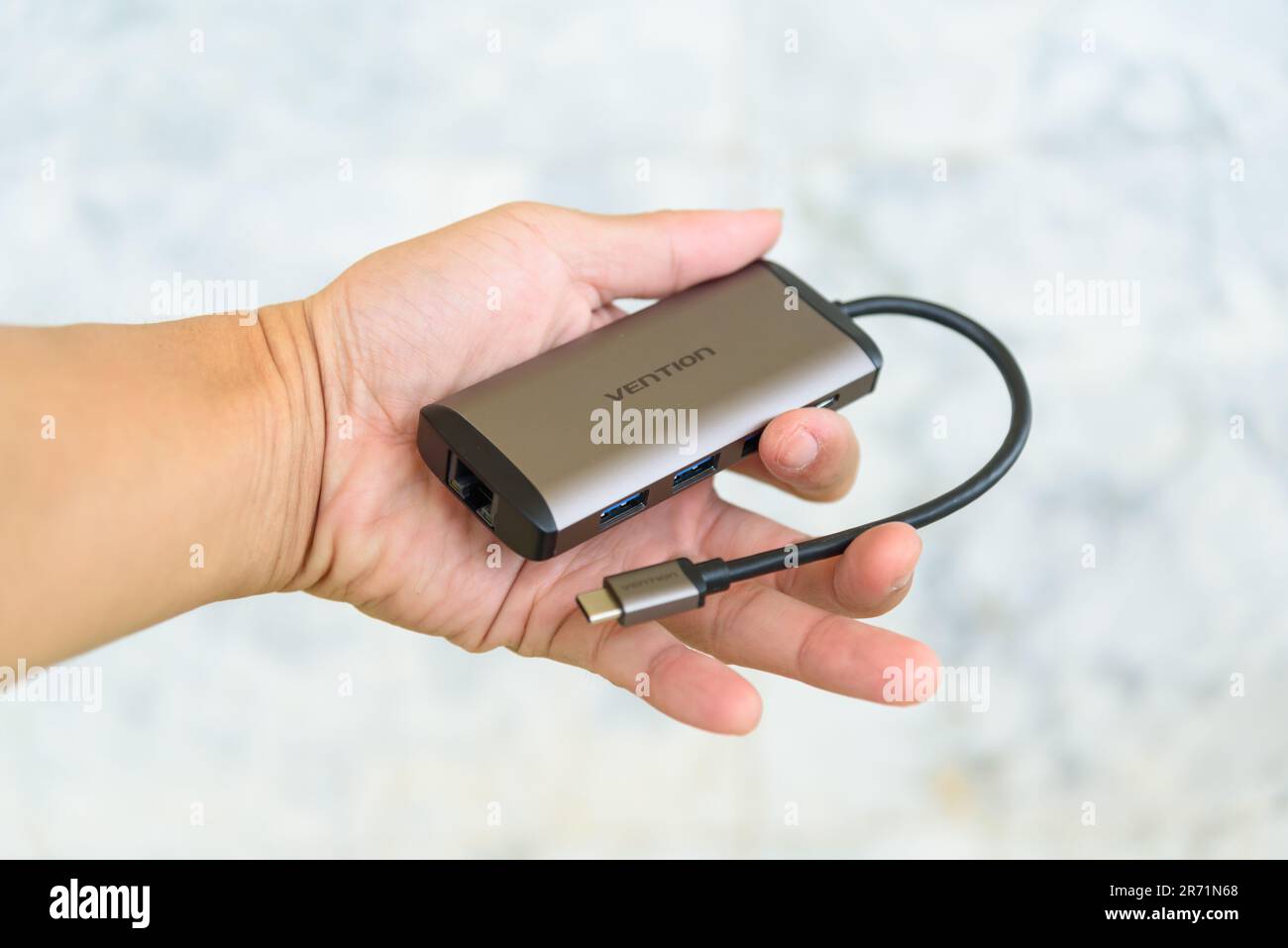 Bangkok,Thailand - May29 , 2023 : Vention The Type C HUB 8 in 1 for ...
