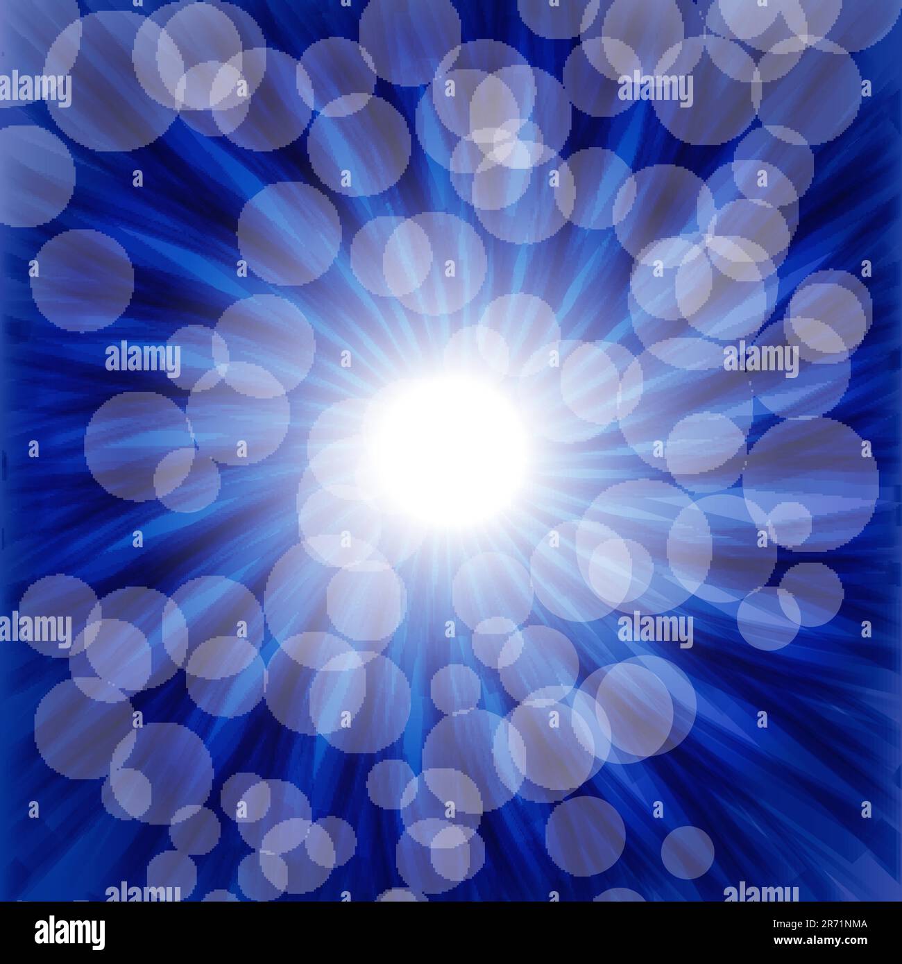 Blue luminous background - vector illustration Stock Vector Image & Art ...