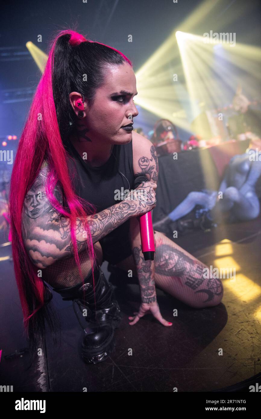 Megara performing at Sala Razzmatazz 2, Barcelona 10 Jun. 2023 ...