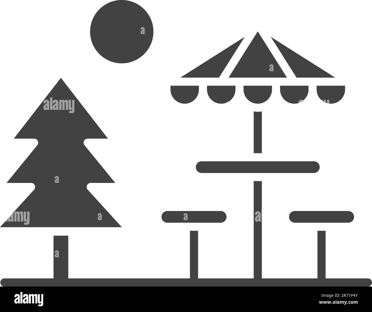 Outdoor icon vector image. Suitable for mobile application web ...