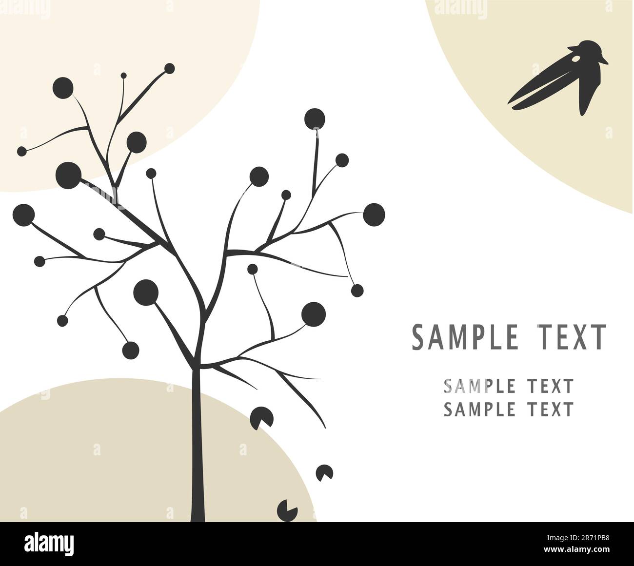 Twilight garden Stock Vector Images - Alamy