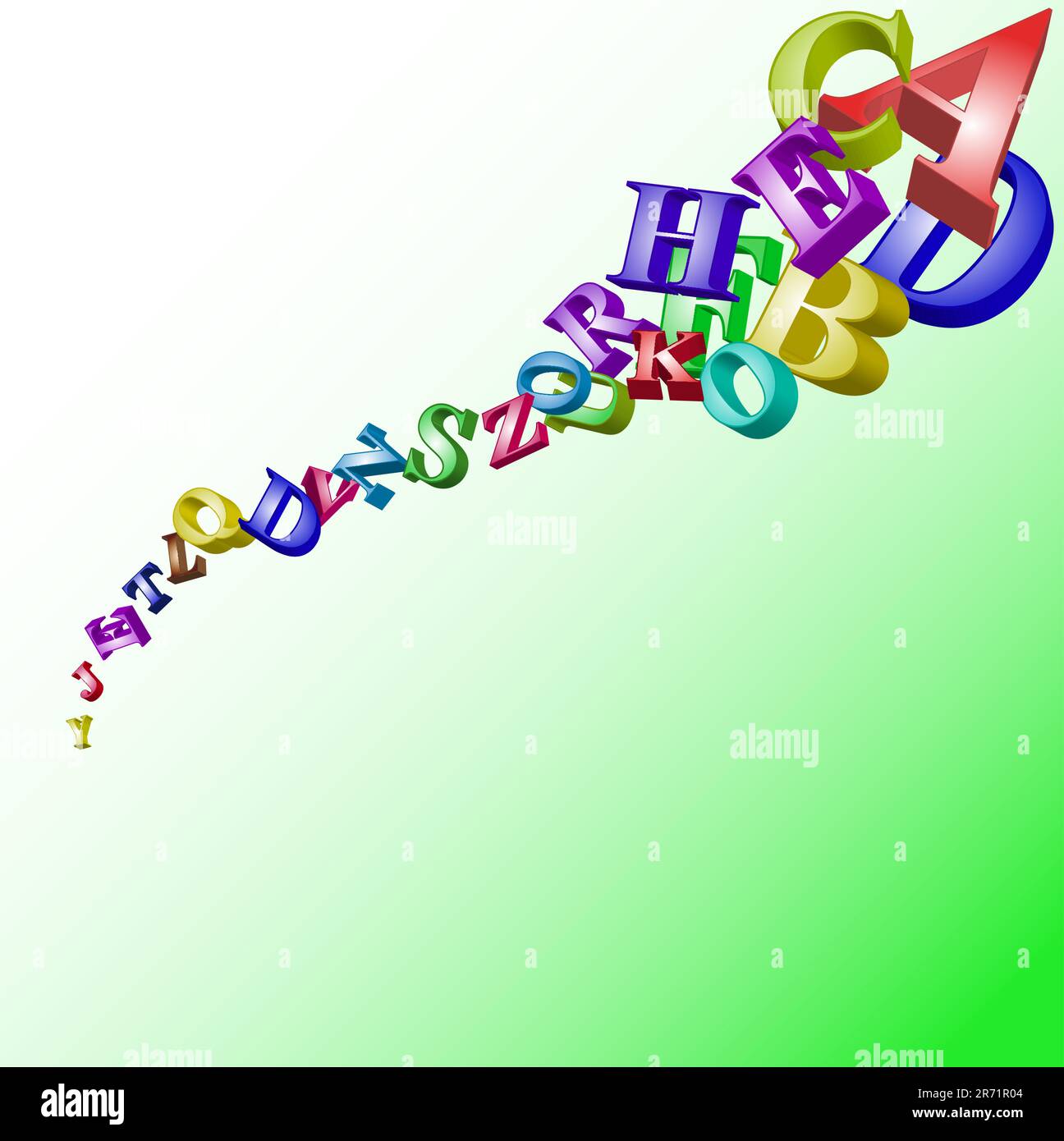 Abstract vector background with letters Stock Vector Image & Art - Alamy