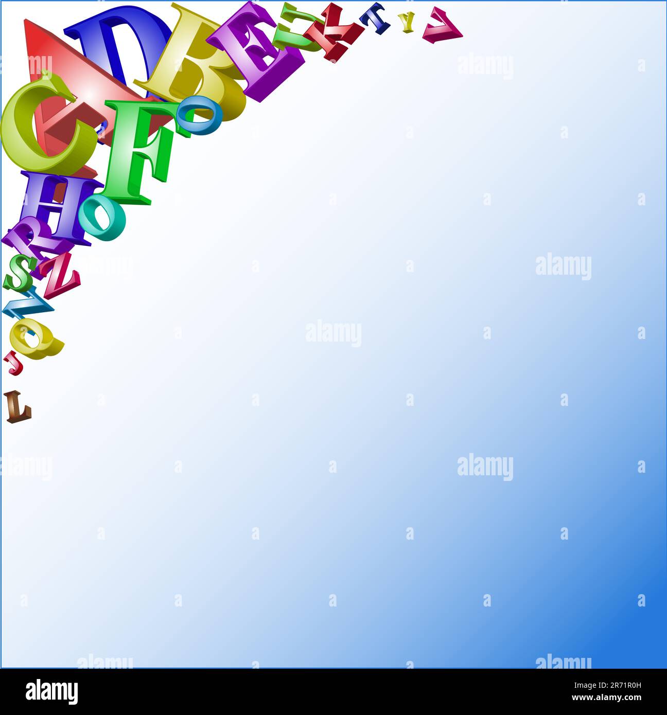 Abstract vector background with letters Stock Vector Image & Art - Alamy