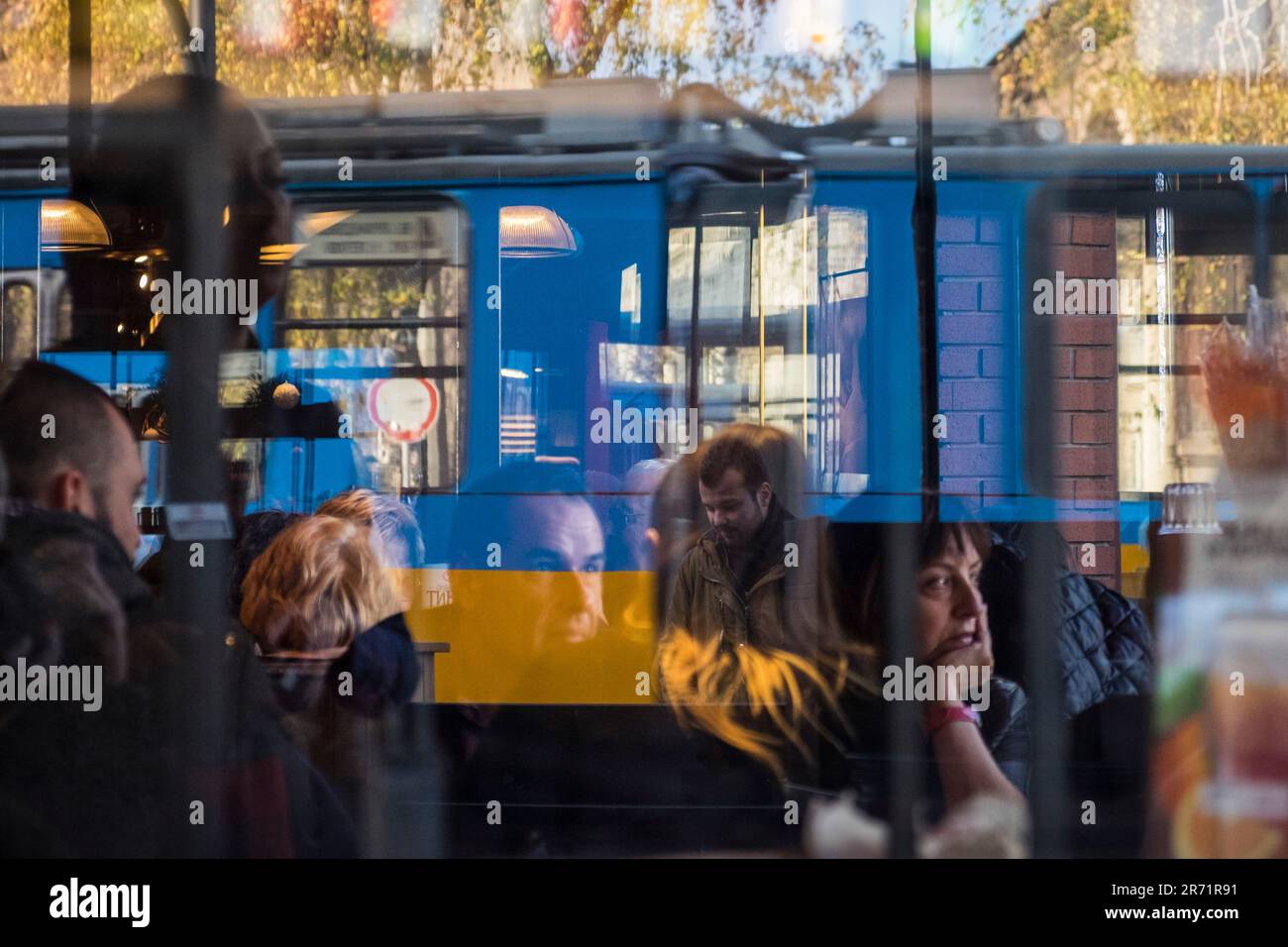 Bulgaria. Sofia. local restaurant. daily life Stock Photo - Alamy