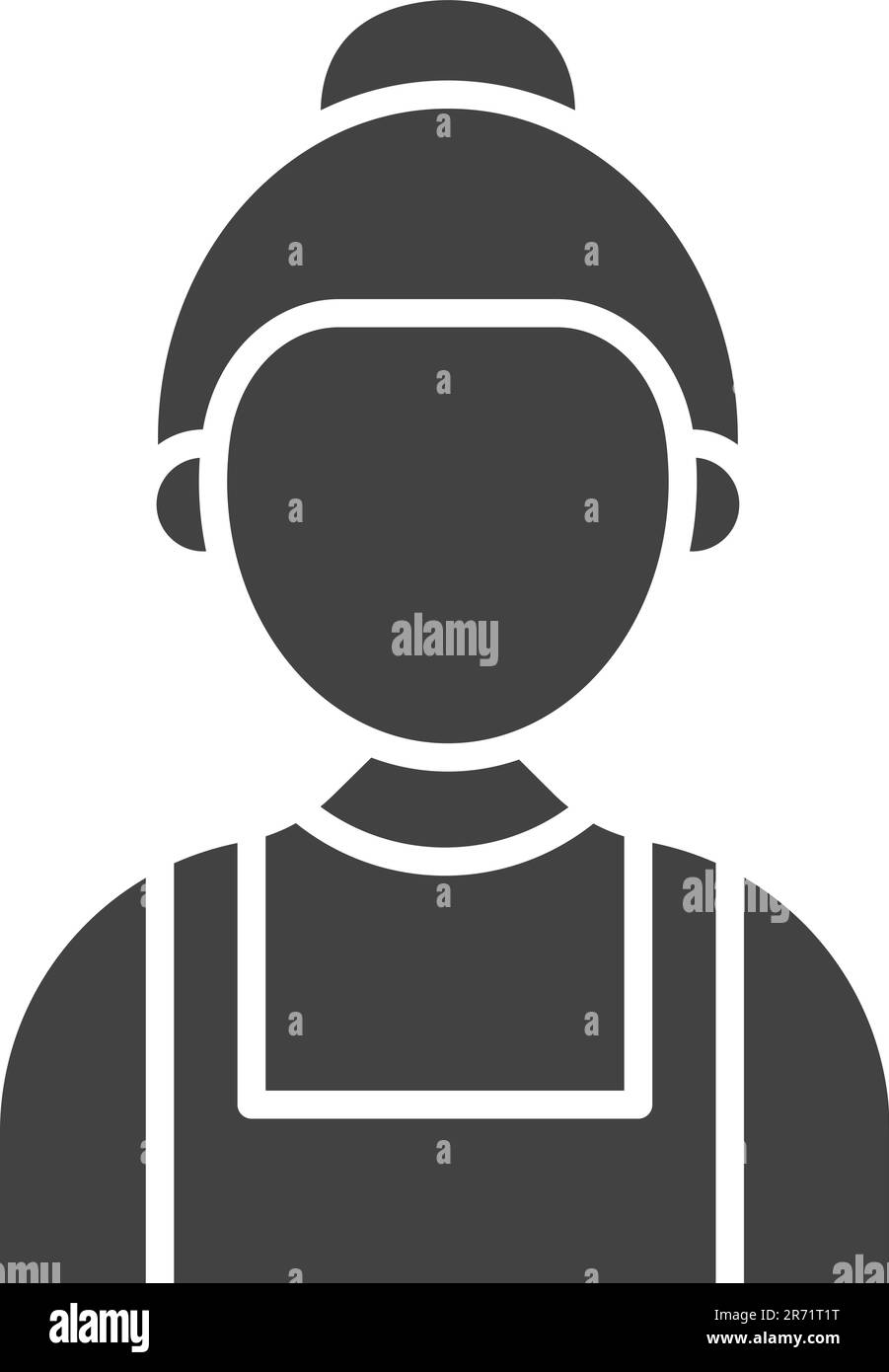 Maid icon vector image. Suitable for mobile application web application ...