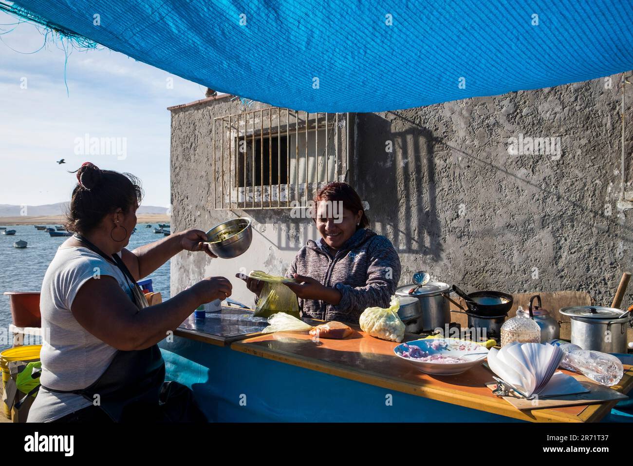 Peru. Paracas. daily life Stock Photo - Alamy