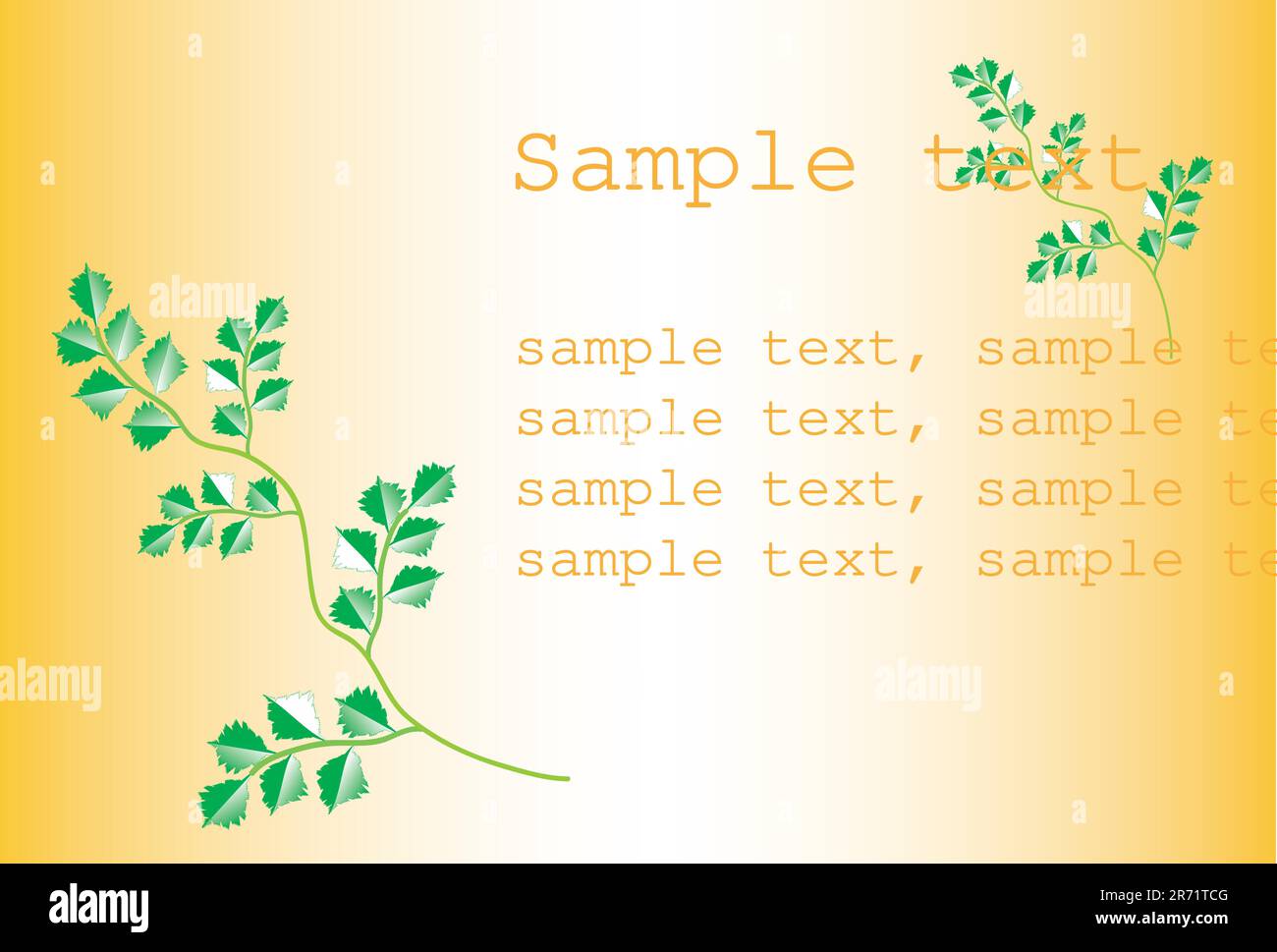 Nature background, sample text Stock Vector Image & Art - Alamy