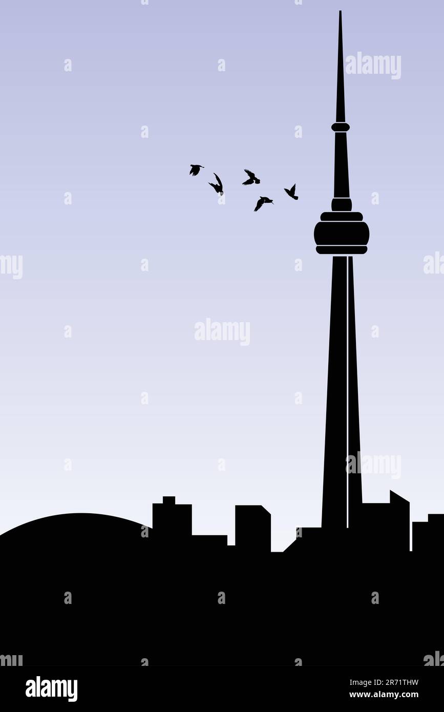 vector cityscape of Toronto Stock Vector Image & Art - Alamy