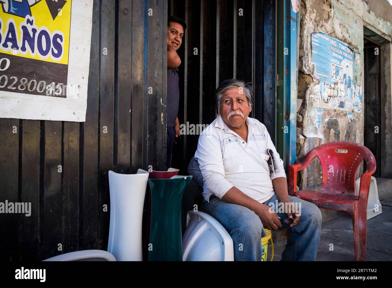 Peru. Ica. daily life Stock Photo - Alamy
