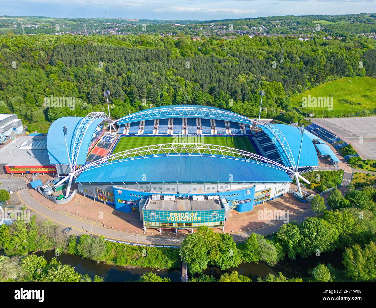 John Smiths Stadium used by Huddersfield Town Football Club and ...
