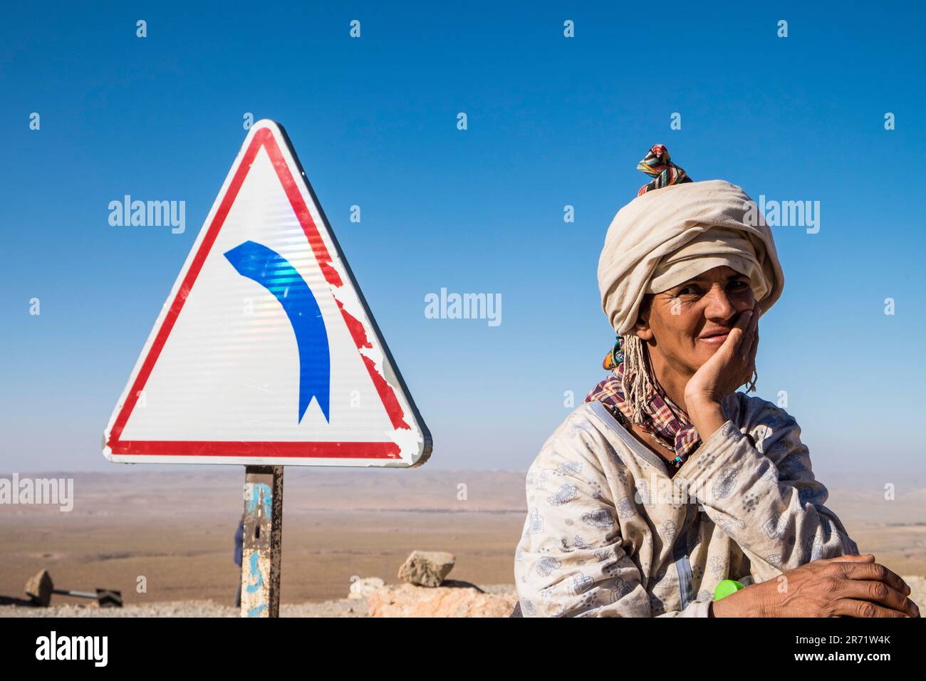 Road signs morocco hi-res stock photography and images - Alamy