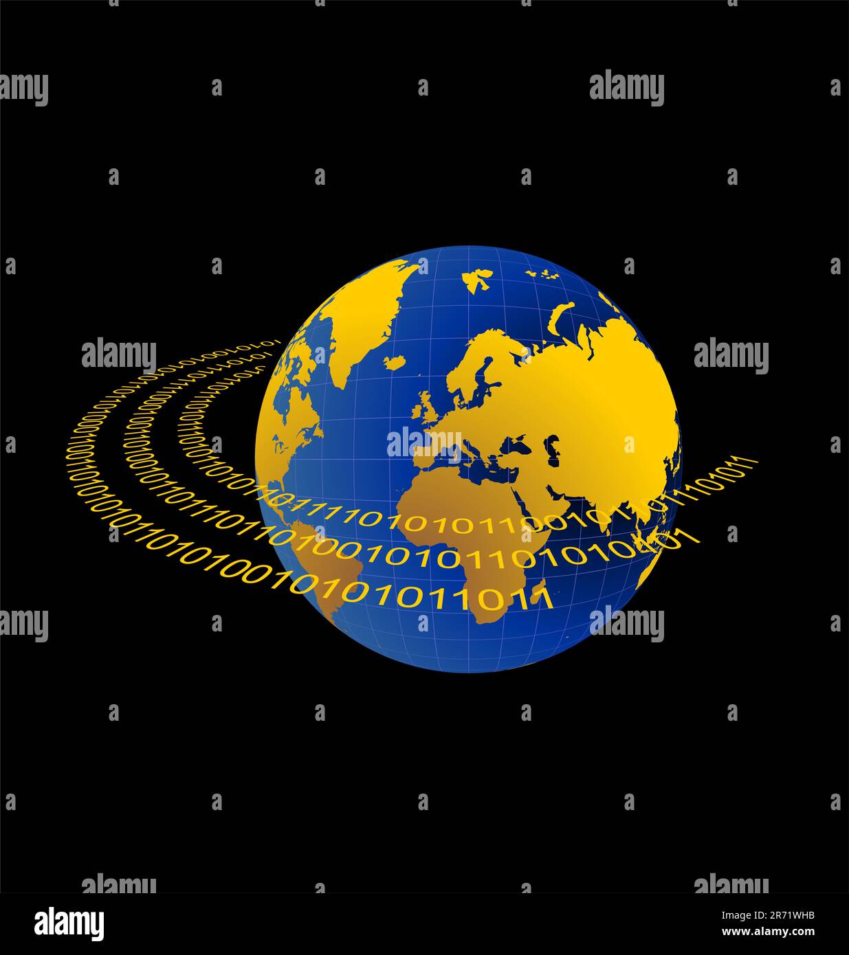 Terra satellite image Stock Vector Images - Alamy