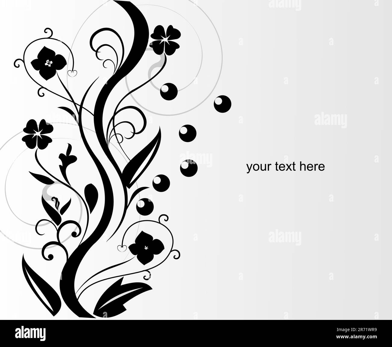 Abstract plant line design hi-res stock photography and images - Alamy