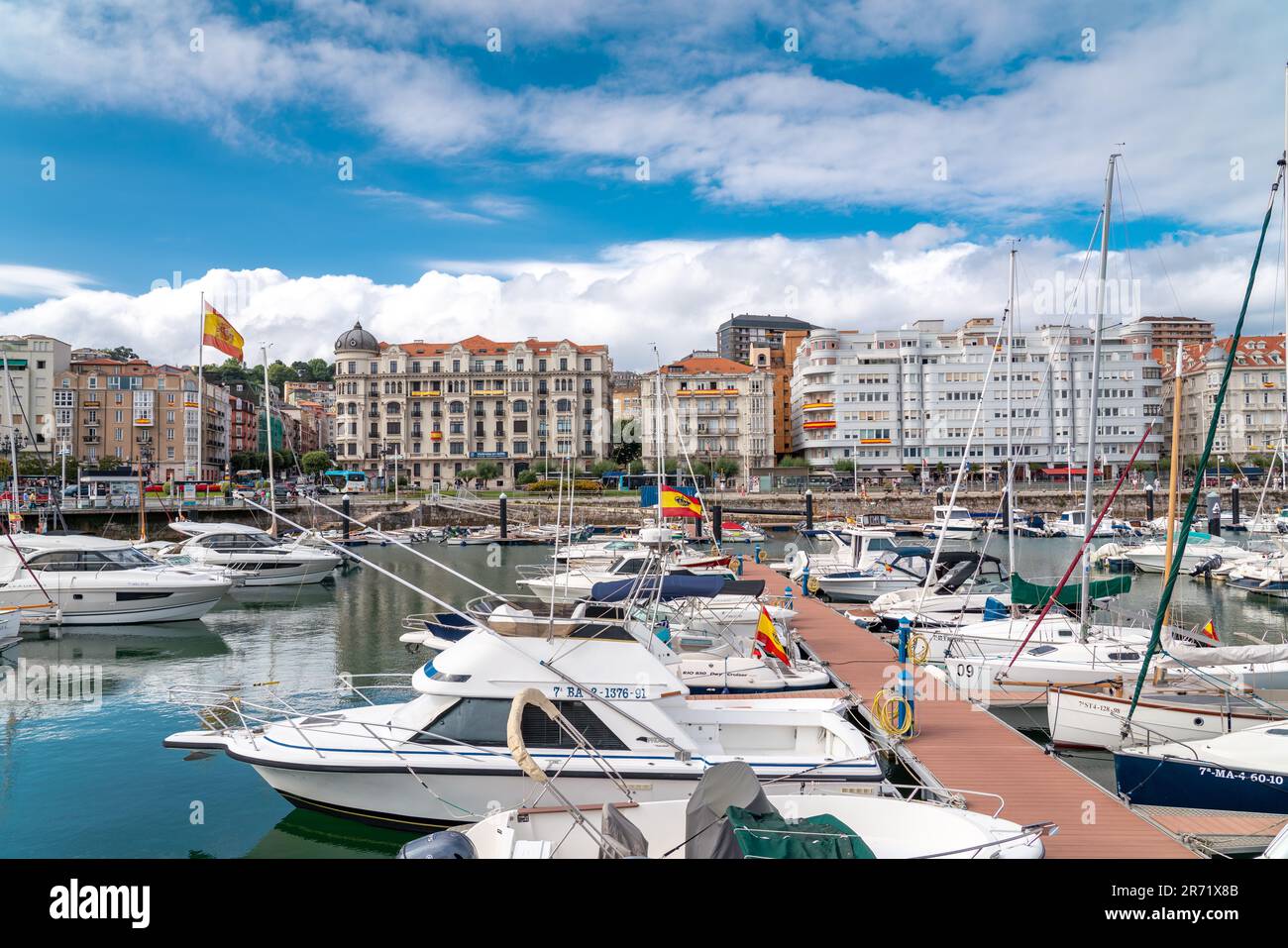 Beautiful marina santander boats hi-res stock photography and images ...
