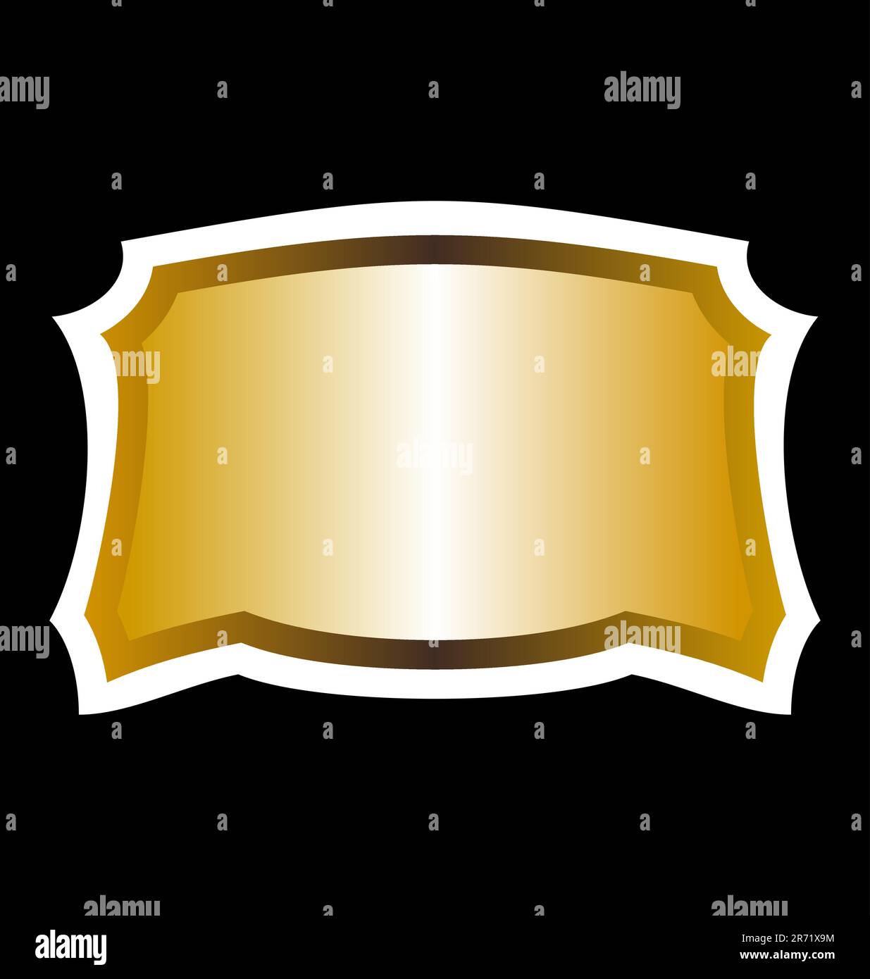 Illustration royal label of black background - vector Stock Vector ...