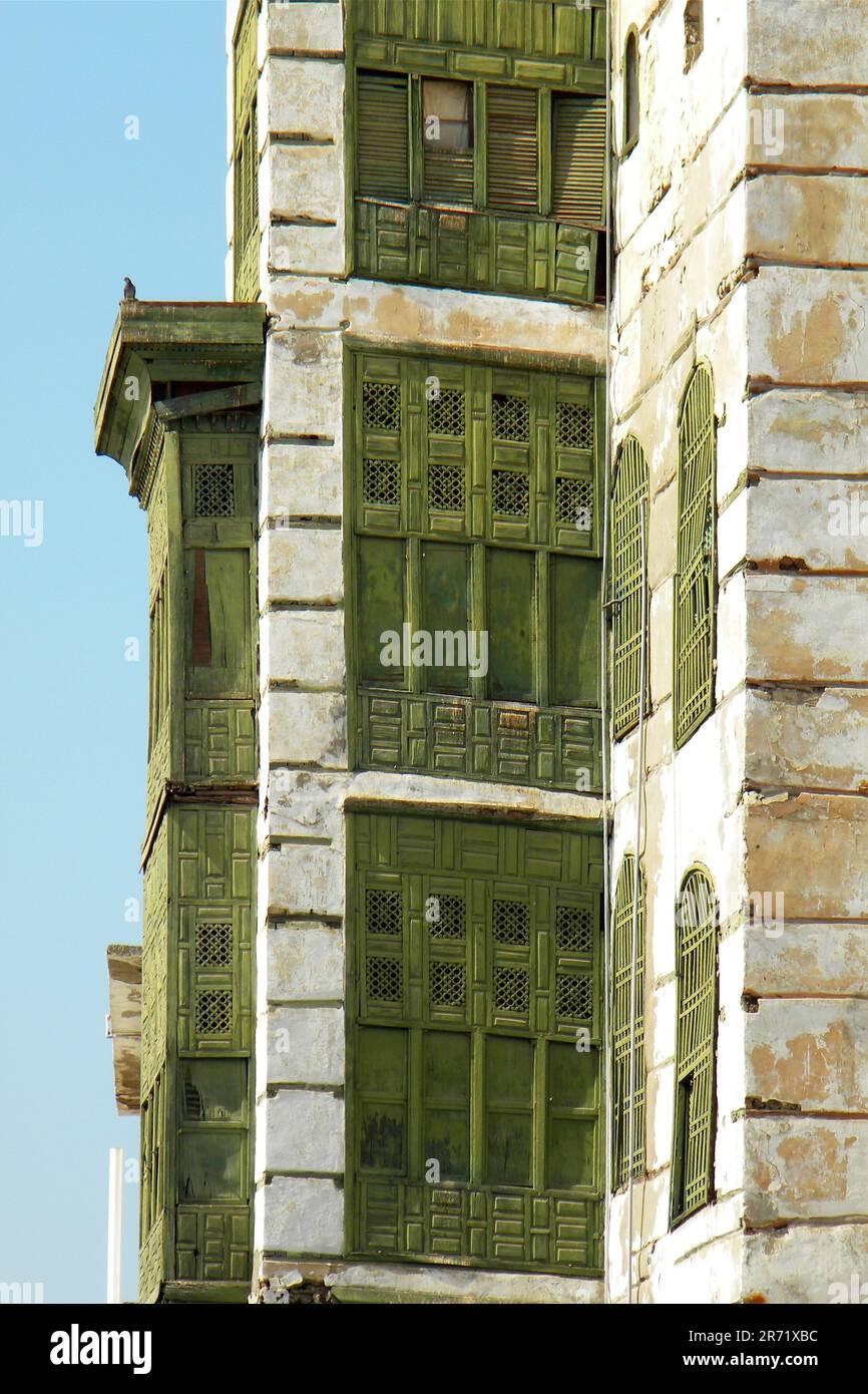 Traditional house in Jeddah. Saudi Arabia Stock Photo - Alamy