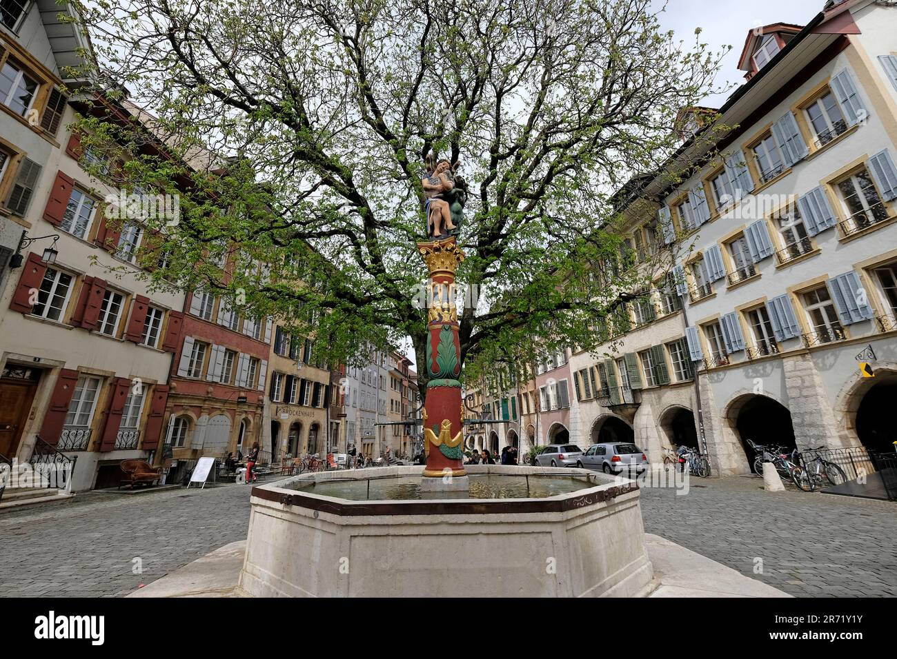 Old town of biel hi-res stock photography and images - Alamy