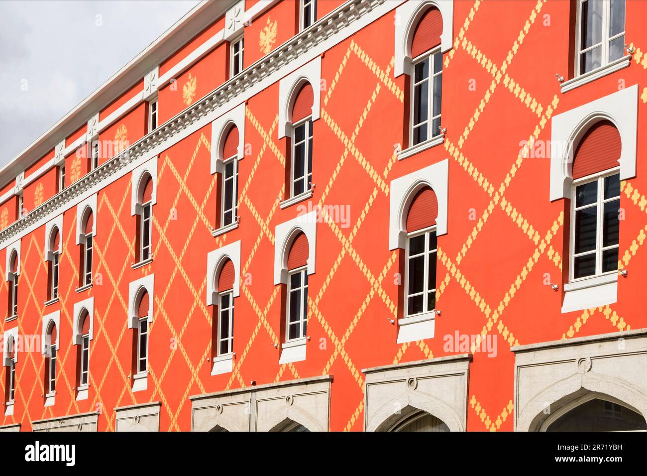 Albania. Tirana. building in centre town Stock Photo - Alamy