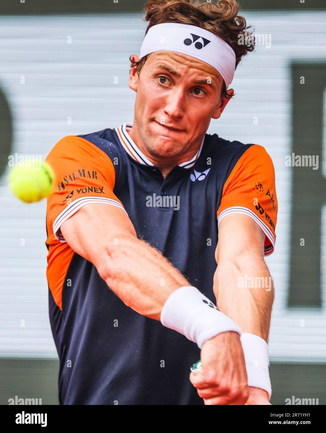 Paris, France. 11th June, 2023. Tennis player Casper Ruud from Norway ...