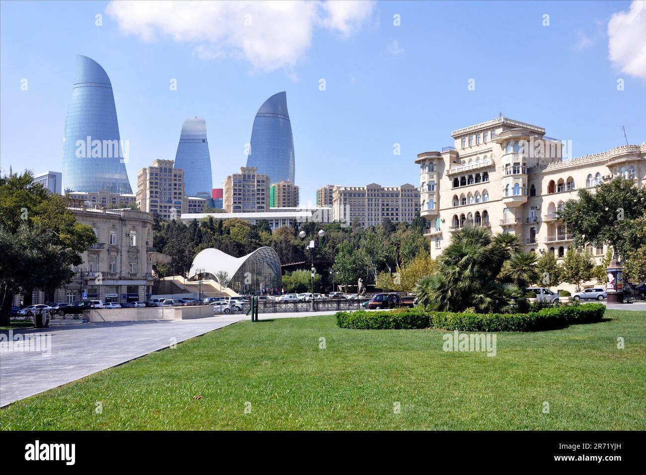 Azerbaijan. Baku. landscape Stock Photo - Alamy