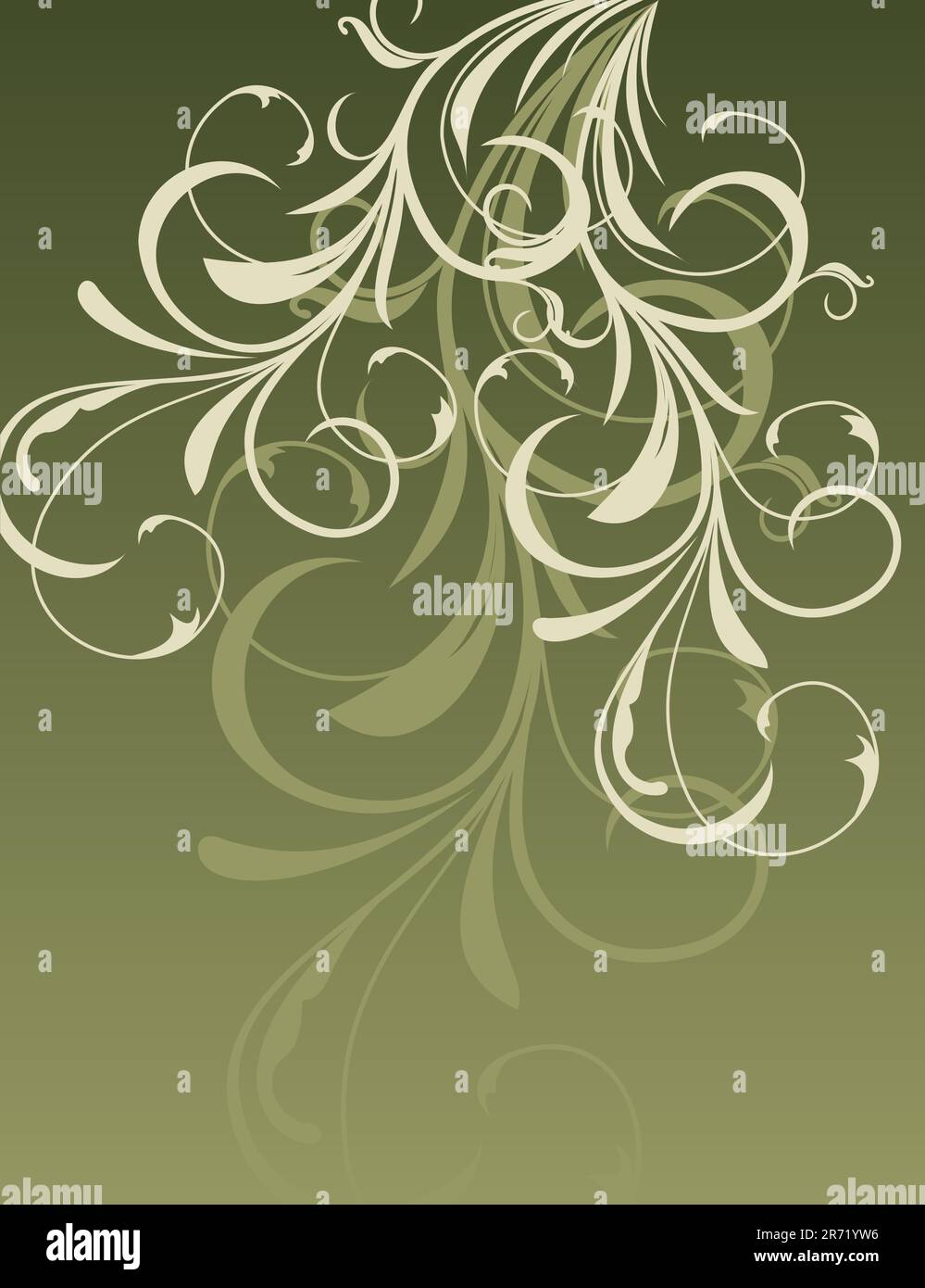 Illustration floral background card for design - vector Stock Vector ...