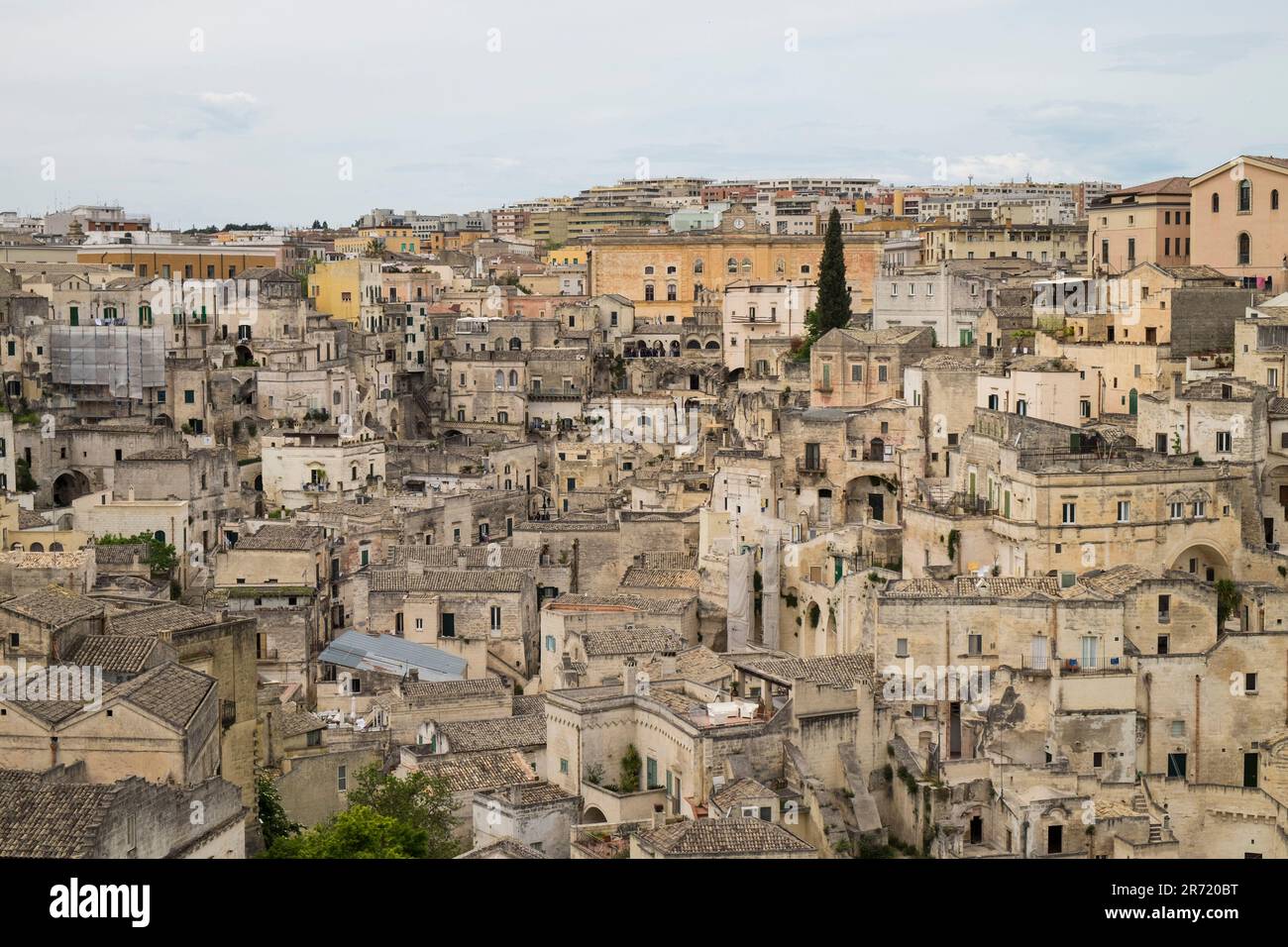 Italy. Matera. Sasso Barisano. landscape Stock Photo - Alamy