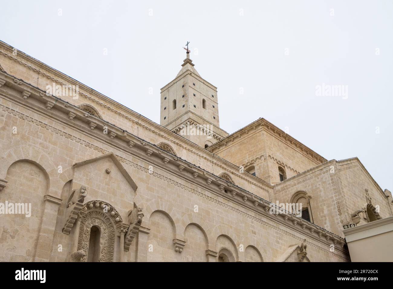 Italy. Matera. Madonna della Bruna and Sant'Eustachio church Stock ...