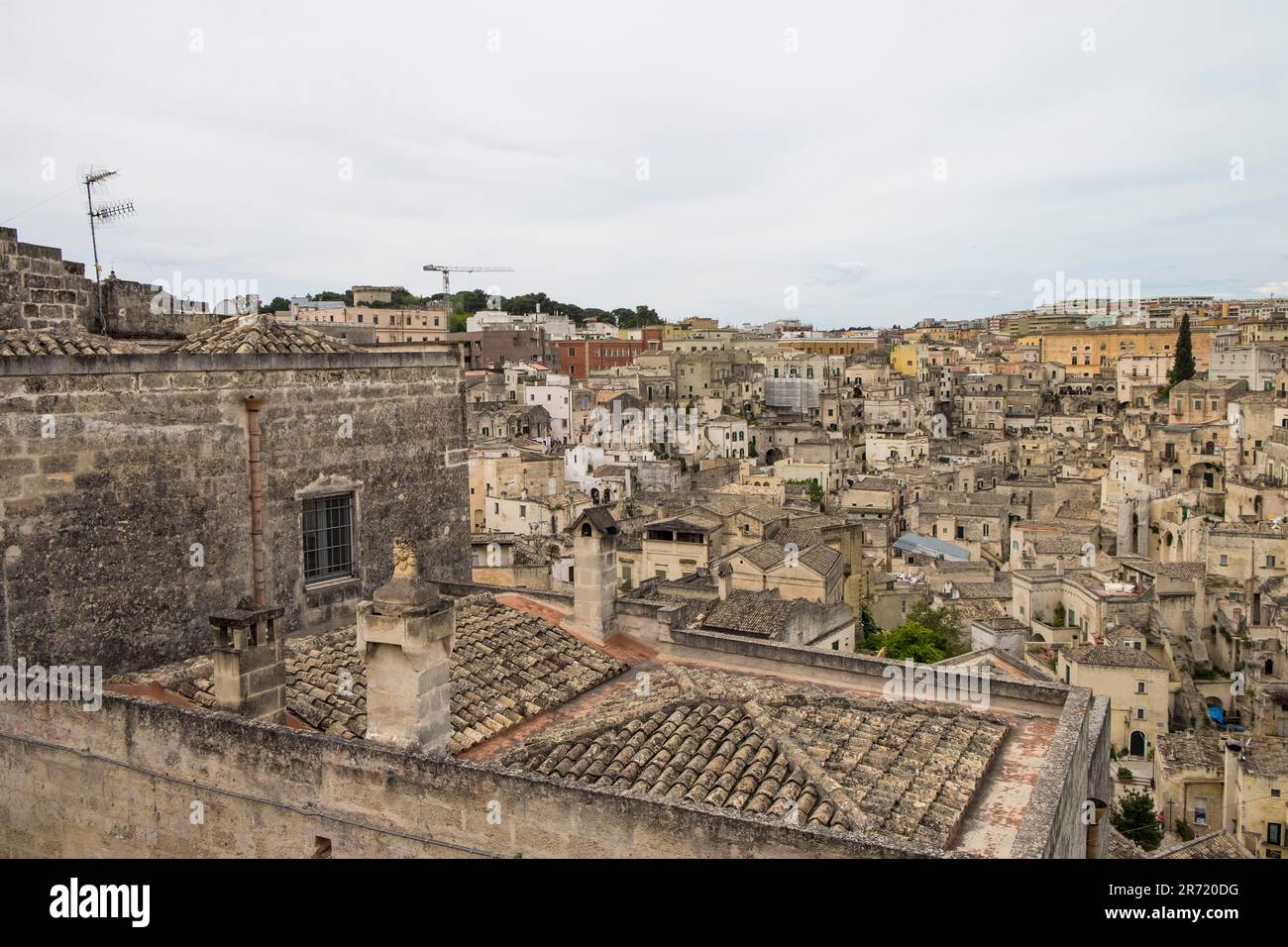 Italy. Matera. Sasso Barisano. landscape Stock Photo - Alamy