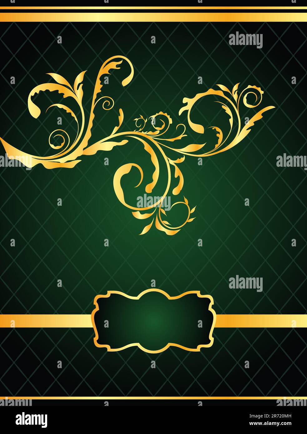 Illustration the floral background for design of packing or invitation ...